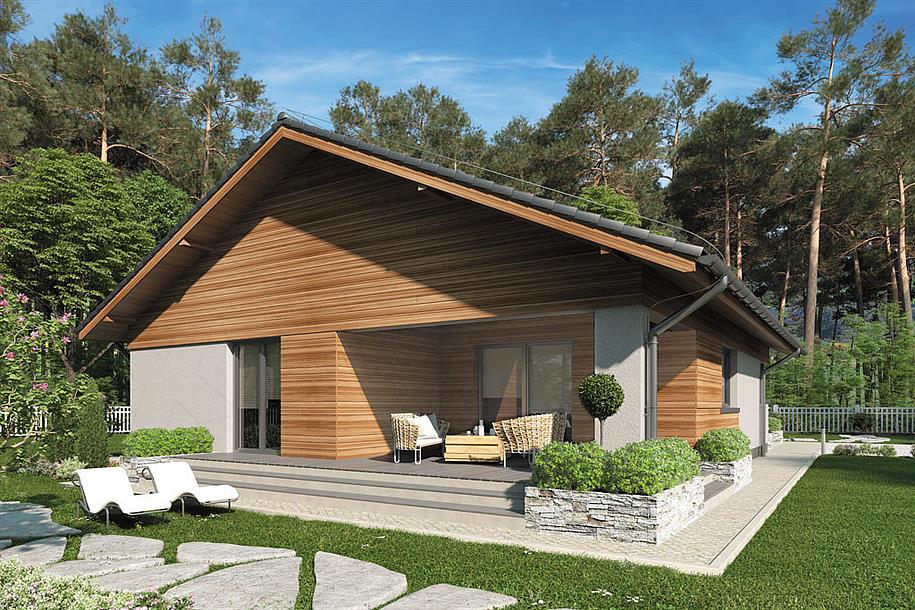 Zbudujemy.com Domy Drewniane Dom nowoczesny Kos IV SZ